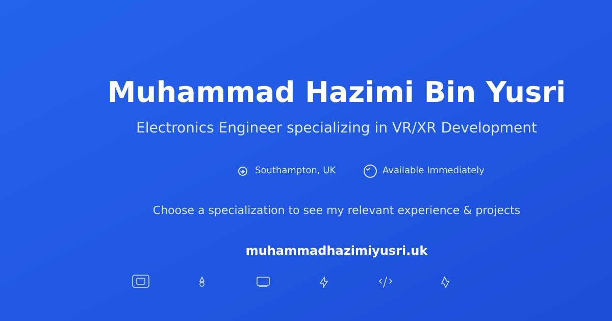 Muhammad Hazimi Bin Yusri - Portfolio